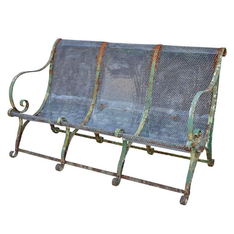 19th C French Jardin Bench at 1stDibs