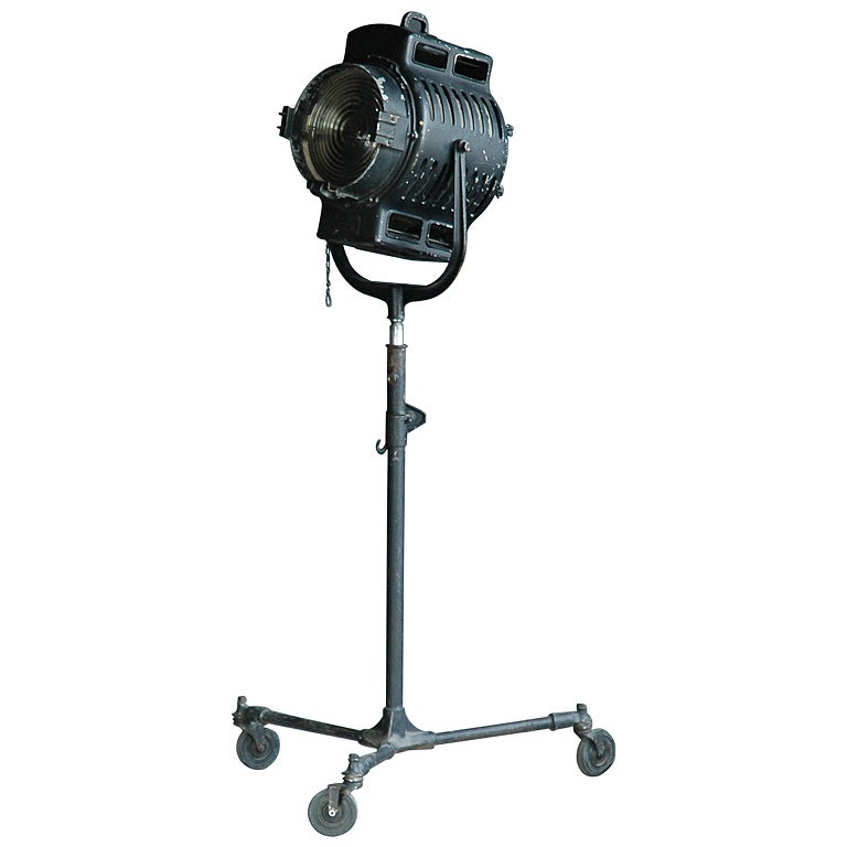 Mole Richardson Rolling Spot/Flood Fresnel Light at 1stDibs