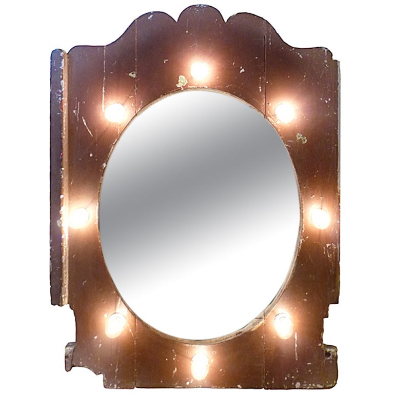 antique lighted circus mirror at 1stDibs
