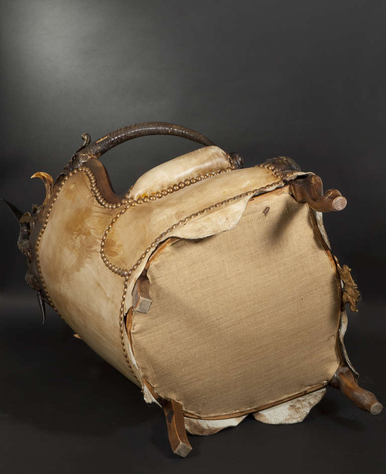 Michel Haillard Pair of Caligula Throne-Armchairs at 1stDibs