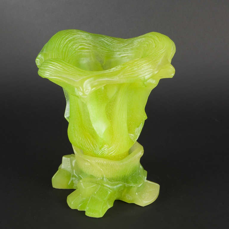 Salvador Dali and Daum Vert d'Espagne Glass Paste Sculpture at 1stDibs