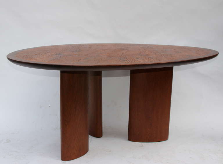 Large Dining Table in Cactus Fiber, Sikalandi Edition, circa 2010 ...