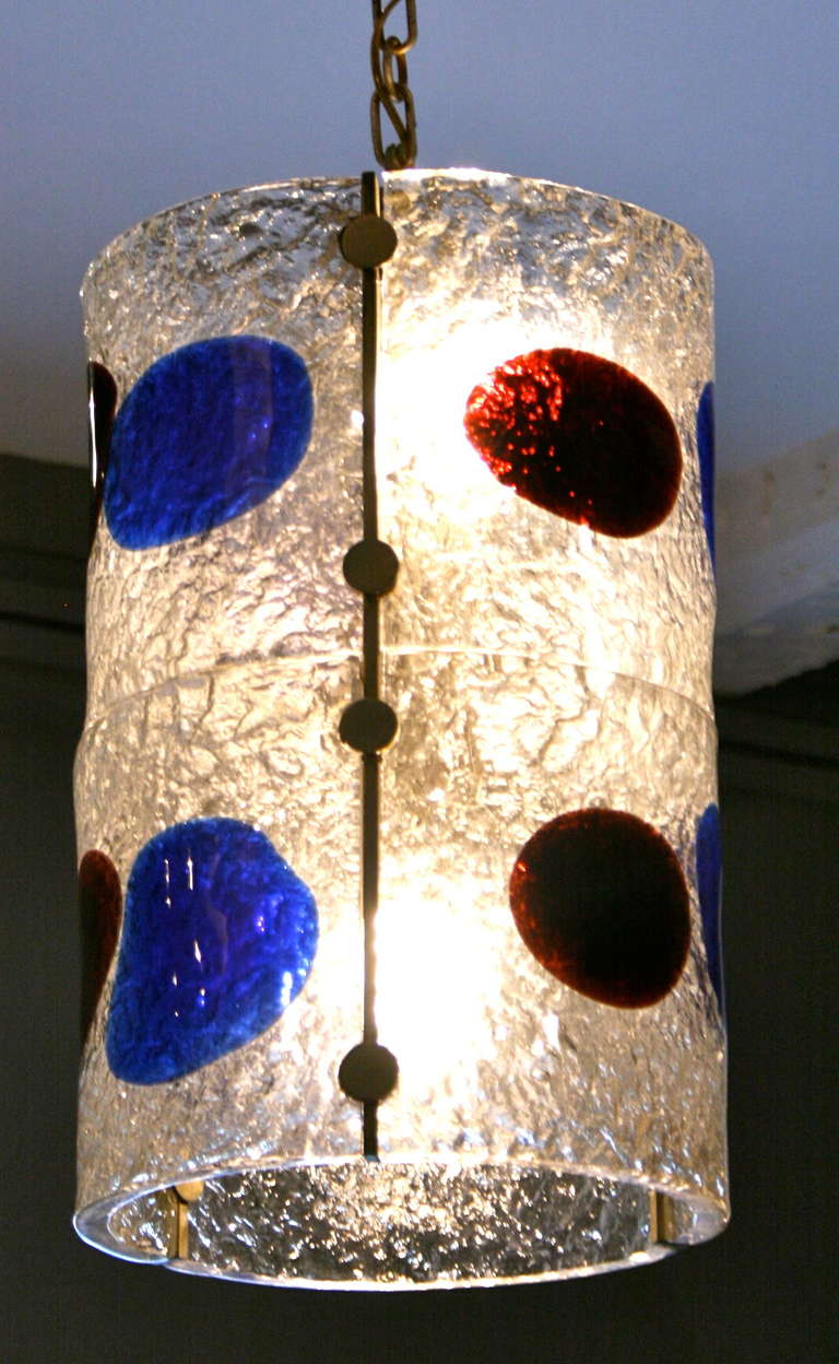 Murano Glass Luster, Venini Production, circa 1975. For Sale at 1stDibs