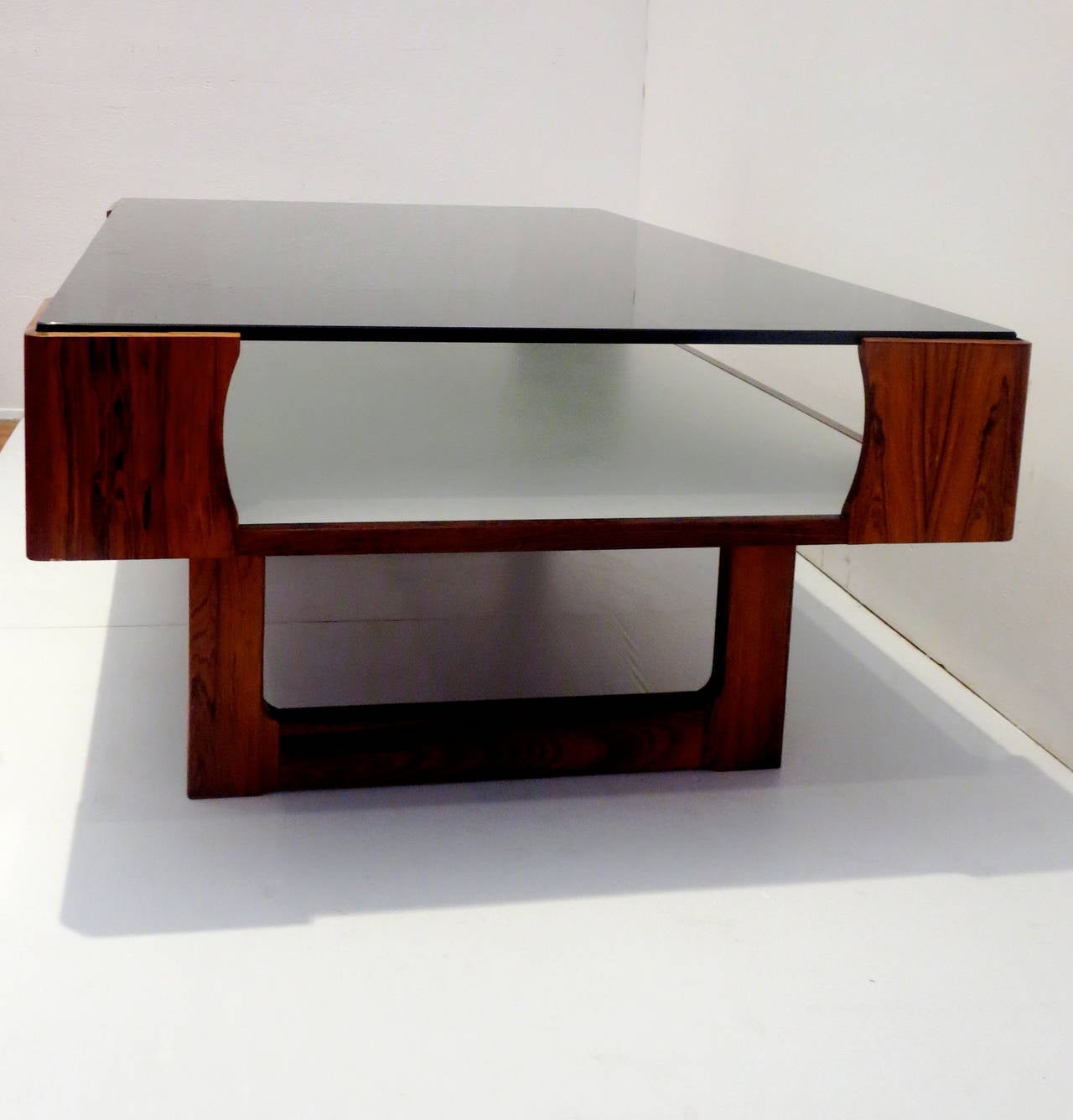 1970s Rosewood Coffee Table Display Case by Torbjorn Afdal for Bruksbo ...