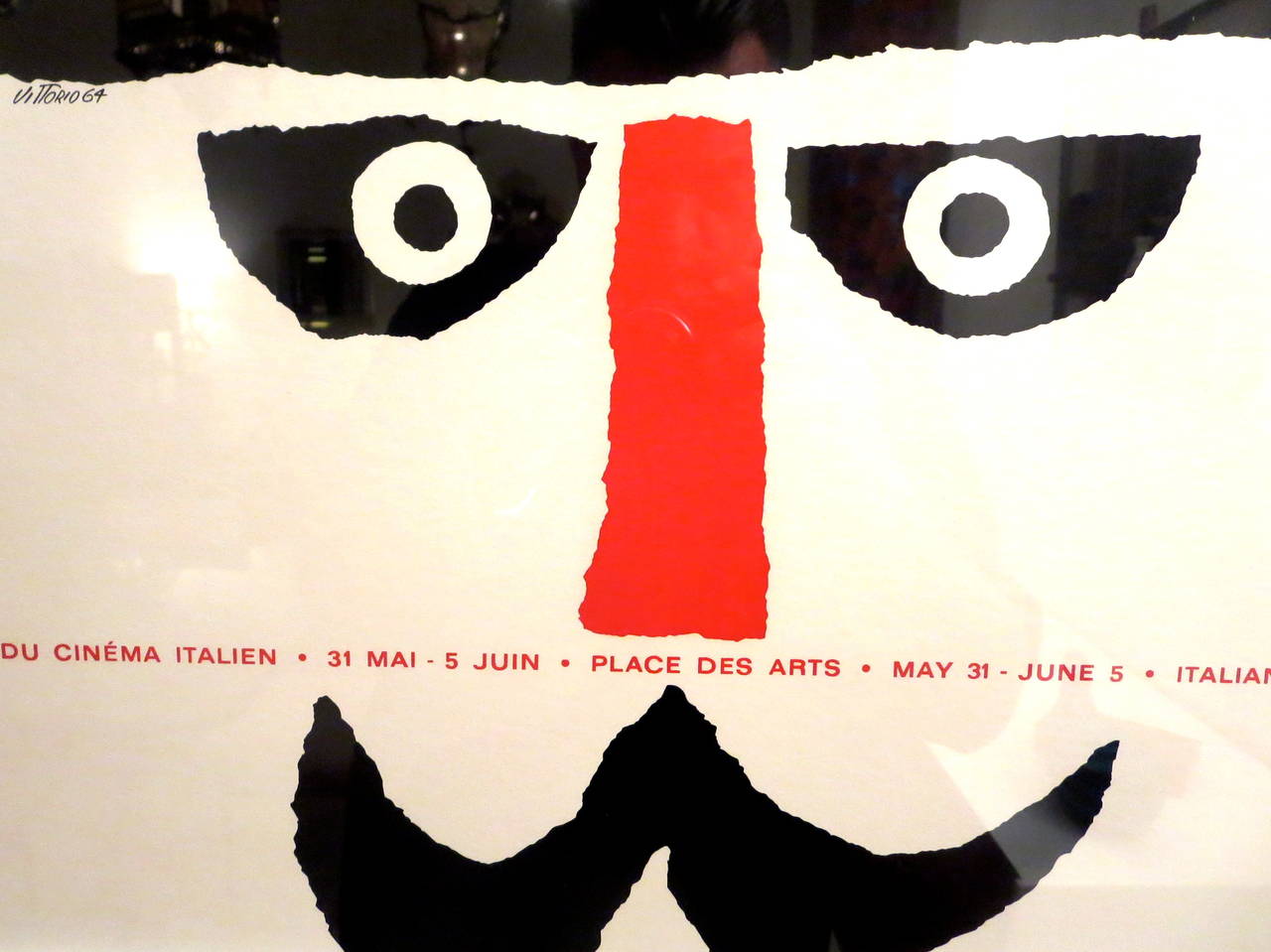 1960s pair of original vintage posters by famous artist Vittorio ...