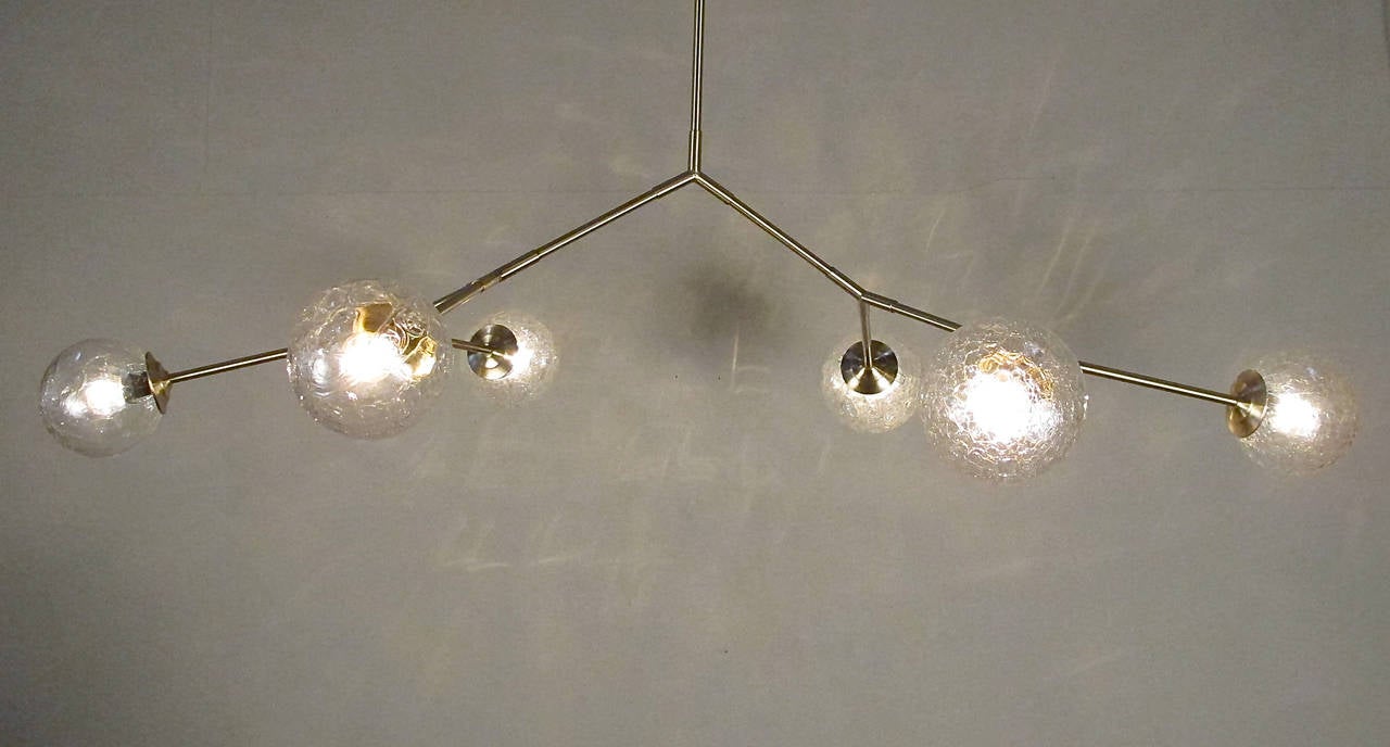 Vintage Glass Fixture at 1stDibs