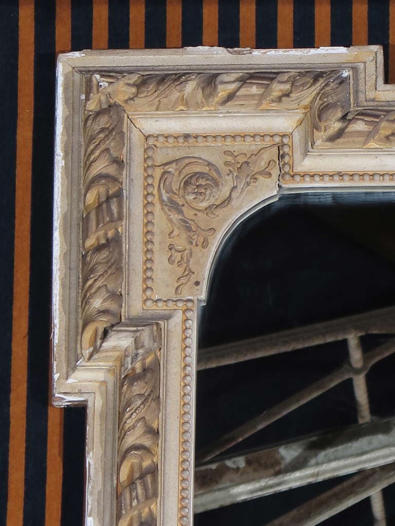 Gigantic Mirror with Molded Plaster Frame, France, 19th Century For ...