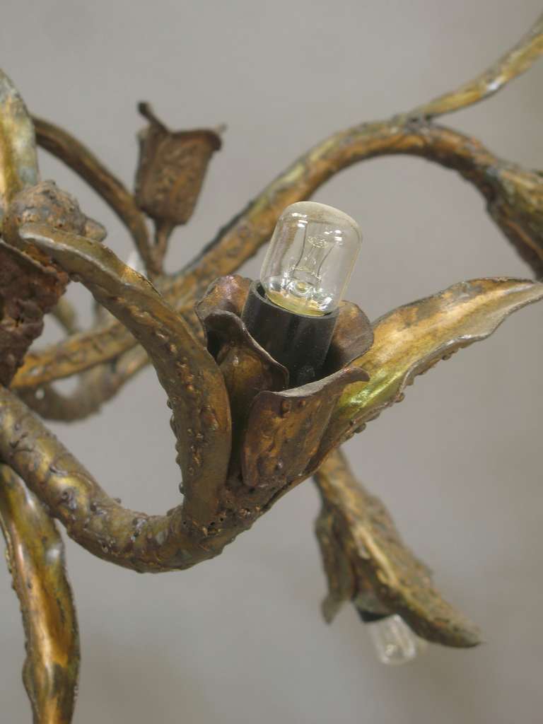 Unusual Folk Art Chandelier at 1stDibs