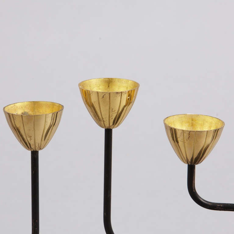 Pair of Candelabra by Gunnar Andersen for Ystad Metal For Sale at 1stDibs