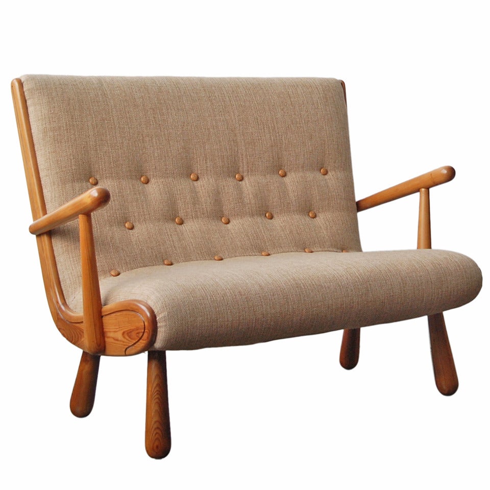 Settee in the Style of Philip Arctander at 1stDibs