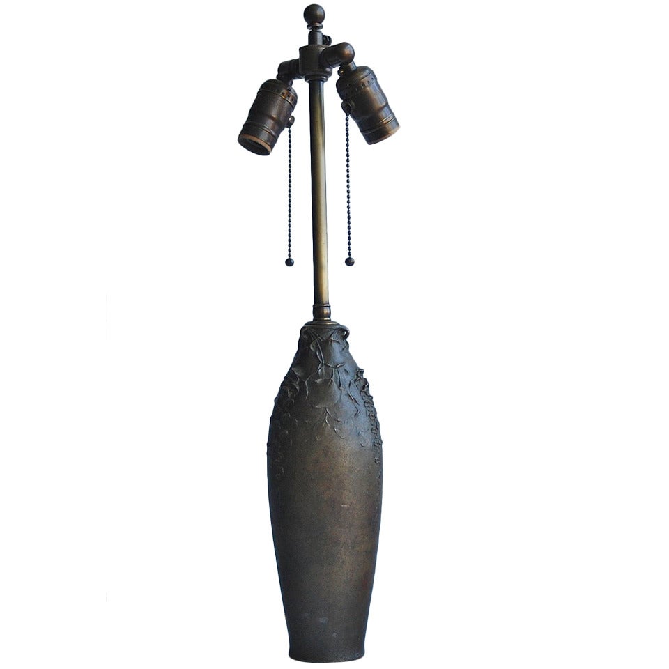 Bronze Table Lamp by Elisa Cook and Hugo Elmquist at 1stDibs