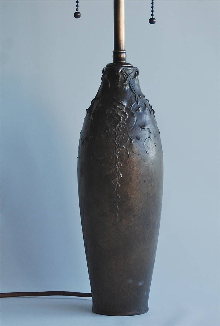 Bronze Table Lamp by Elisa Cook and Hugo Elmquist at 1stDibs