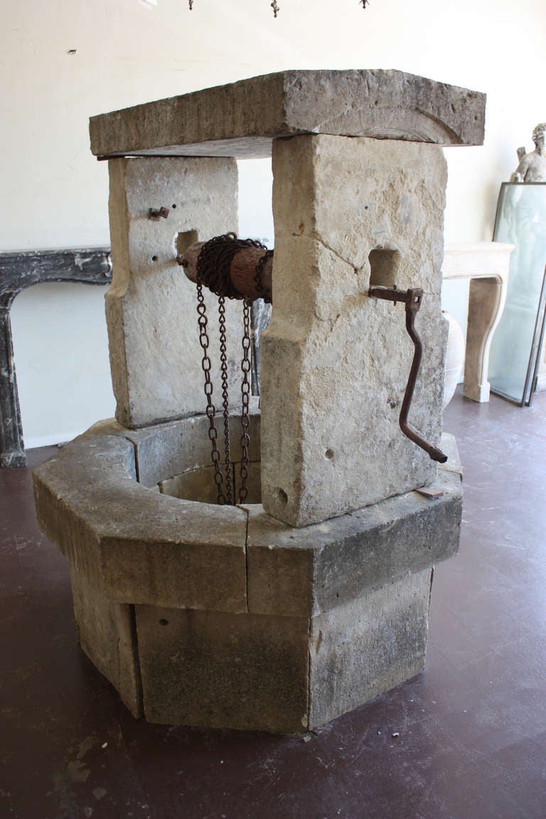 18th Century French Limestone Wishing Well at 1stDibs