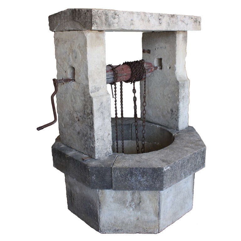 18th Century French Limestone Wishing Well at 1stDibs