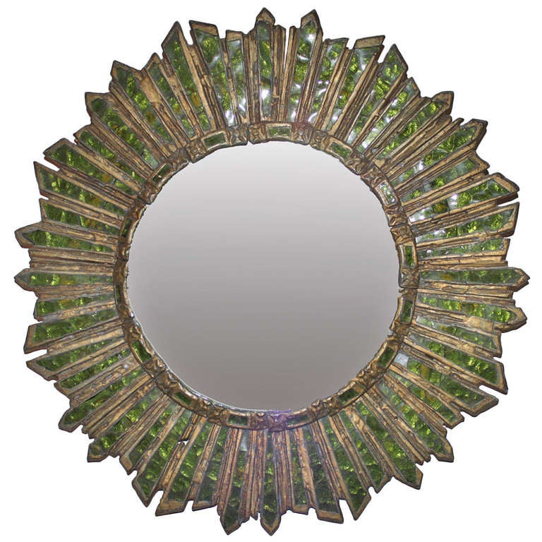 Line Vautrin Style Mirror at 1stDibs