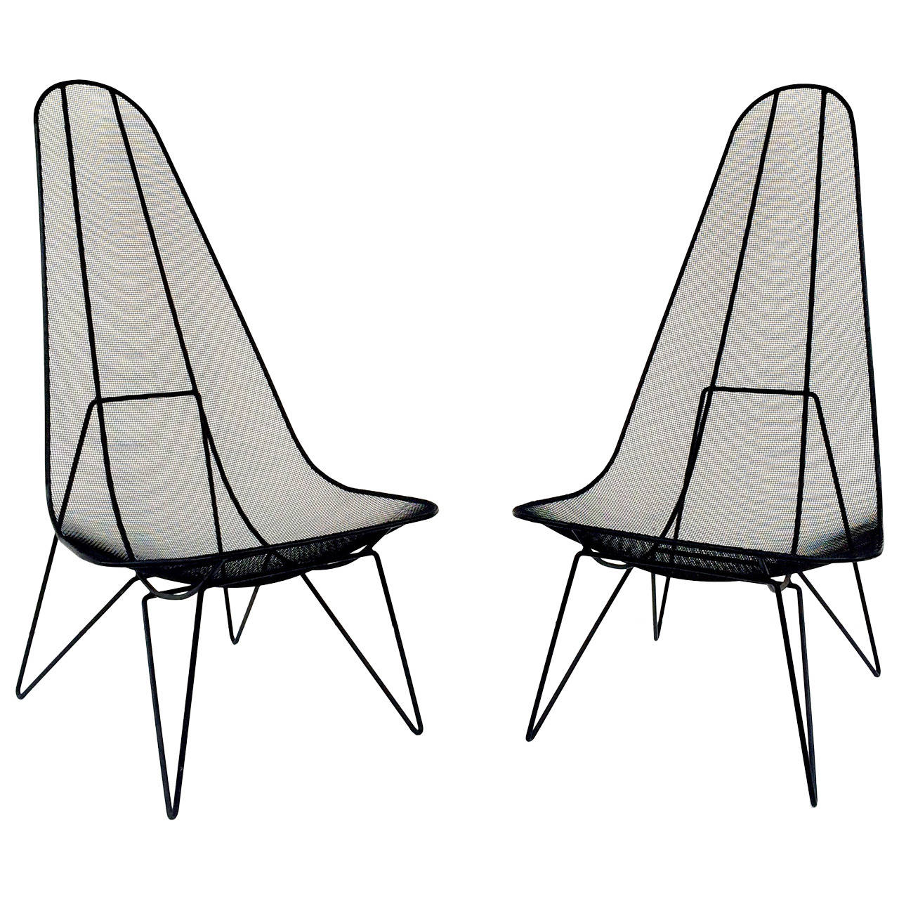Pair of Sol Bloom Scoop Chairs at 1stDibs