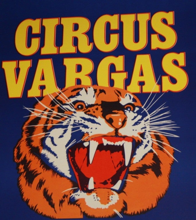 Circus Vargas Poster circa 1965 For Sale at 1stDibs