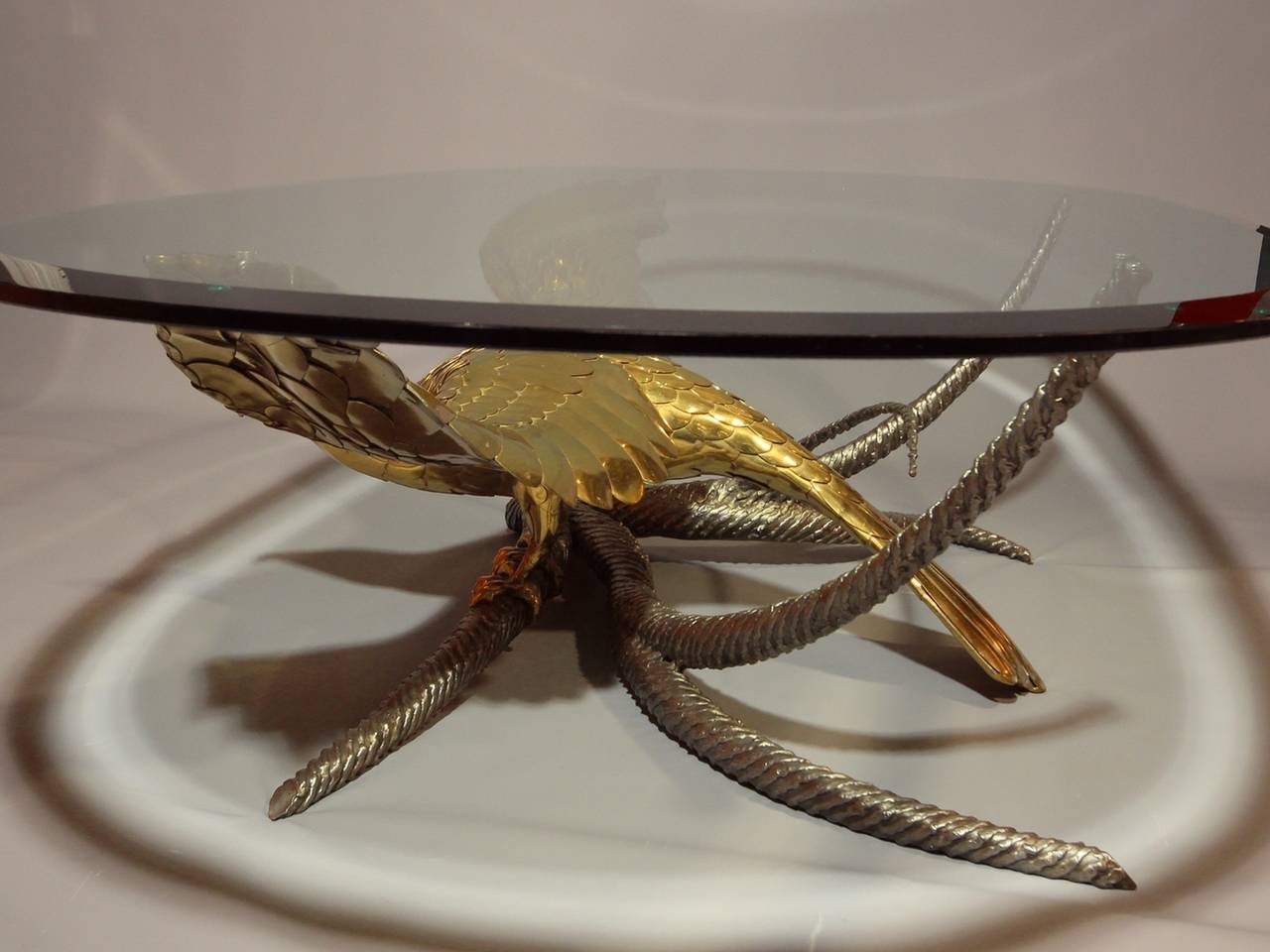 "Eagle" coffee table by Alain Chervet, France circa 1970 at 1stDibs