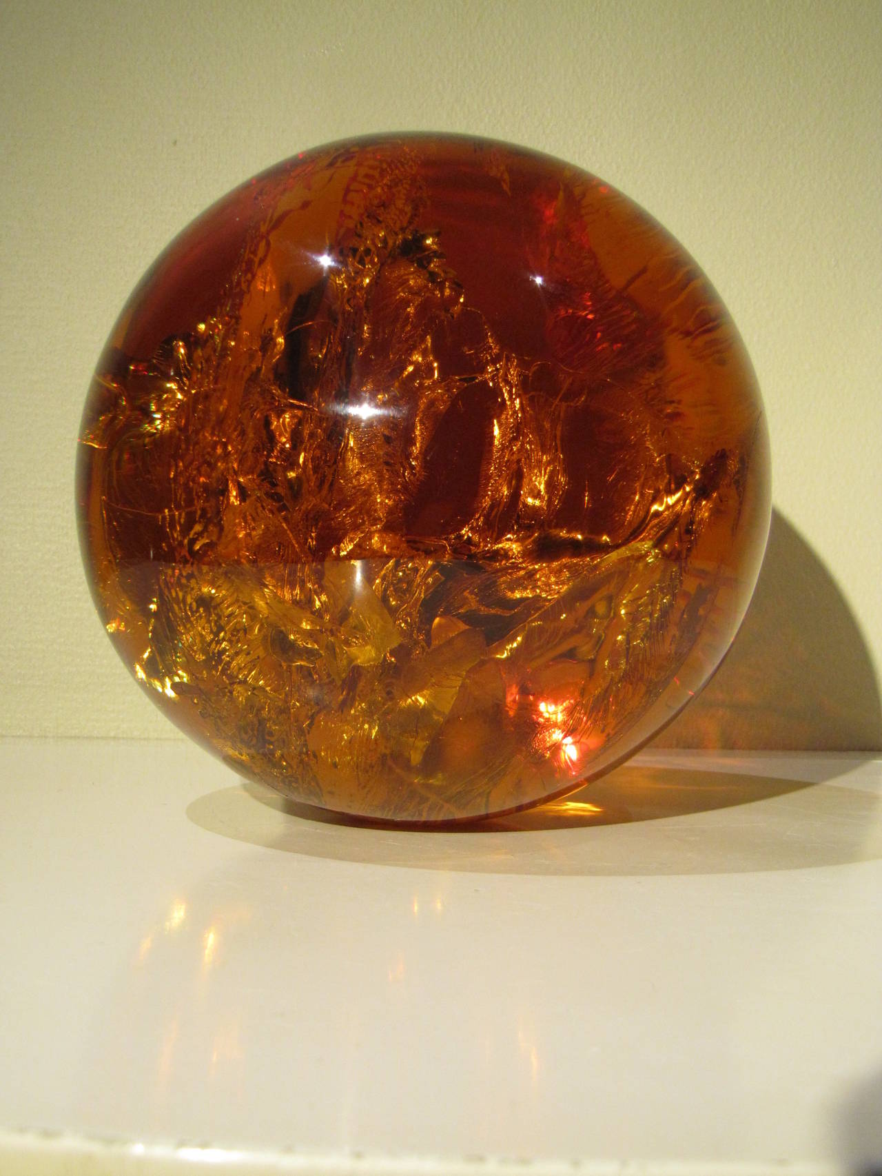 Large sphere in fractal resin at 1stDibs