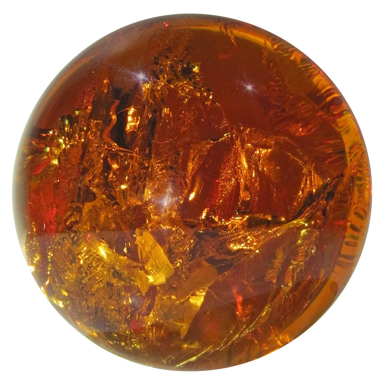 Large sphere in fractal resin at 1stDibs