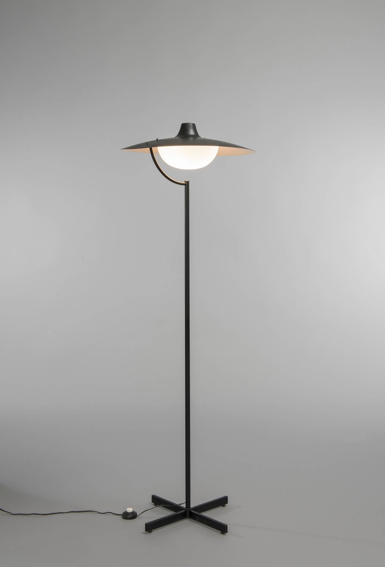 Pair of Floor Lamps 291 by Jacques Biny, Jacques Biny Luminalite ...