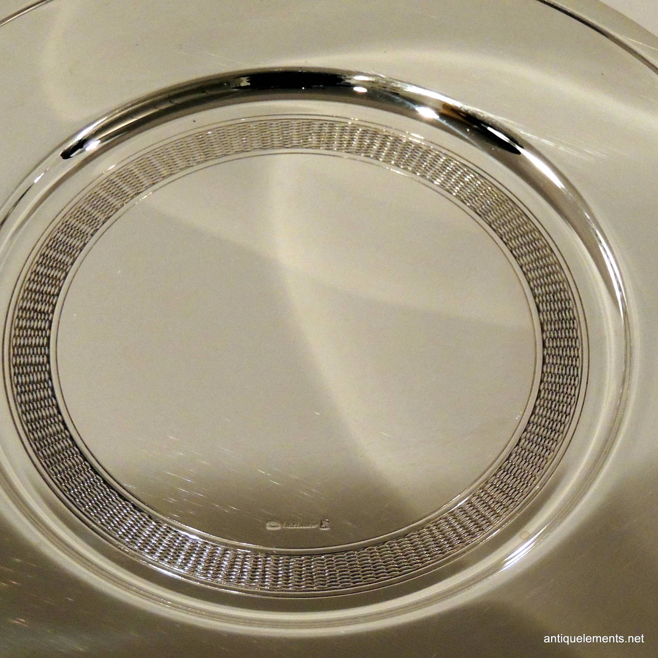 Formal Elegance In This Set Of 12 French Christofle Silver Plated Under ...