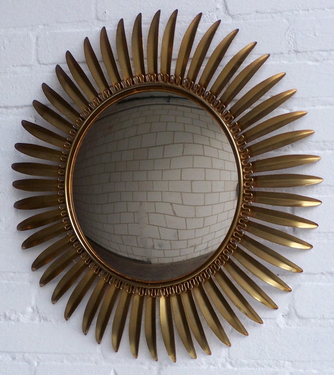 Fish eye sun mirror 1950's at 1stDibs