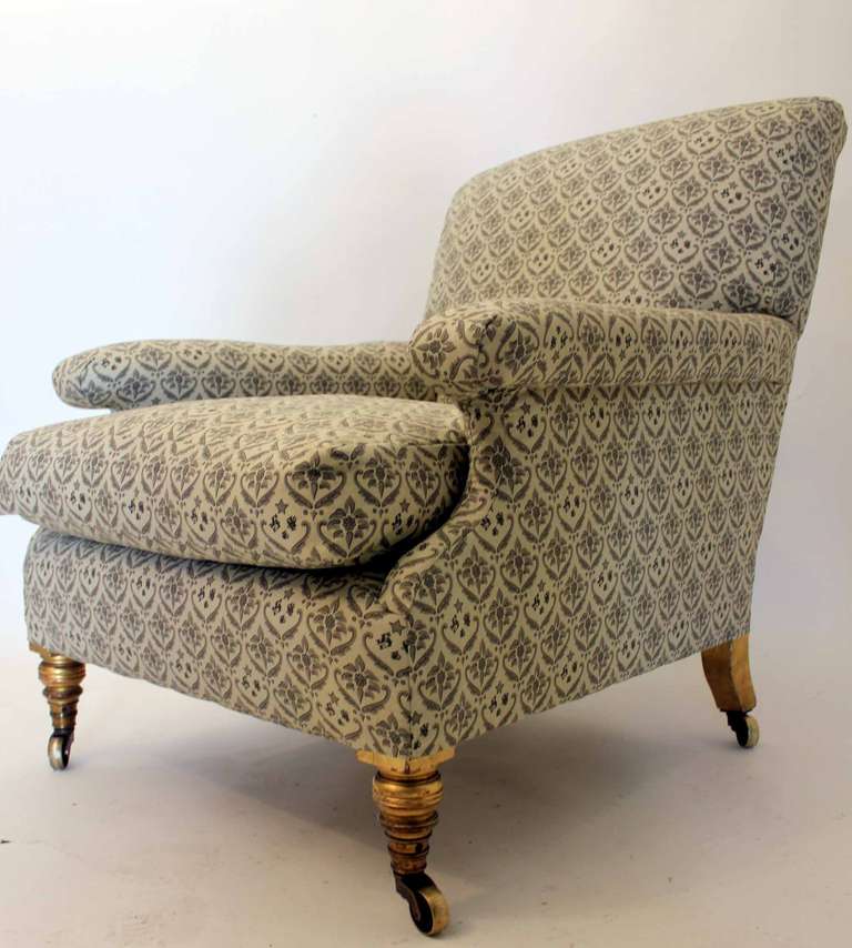19Th Century Howard and Sons Armchair For Sale at 1stDibs
