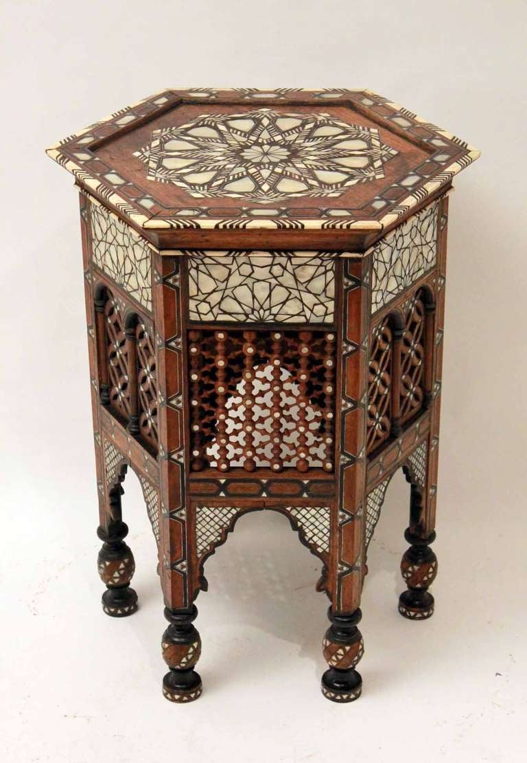 A Decorative Large Scale 19th Century Islamic Table at 1stDibs