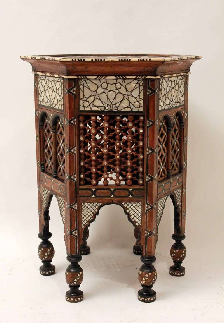 A Decorative Large Scale 19th Century Islamic Table at 1stDibs