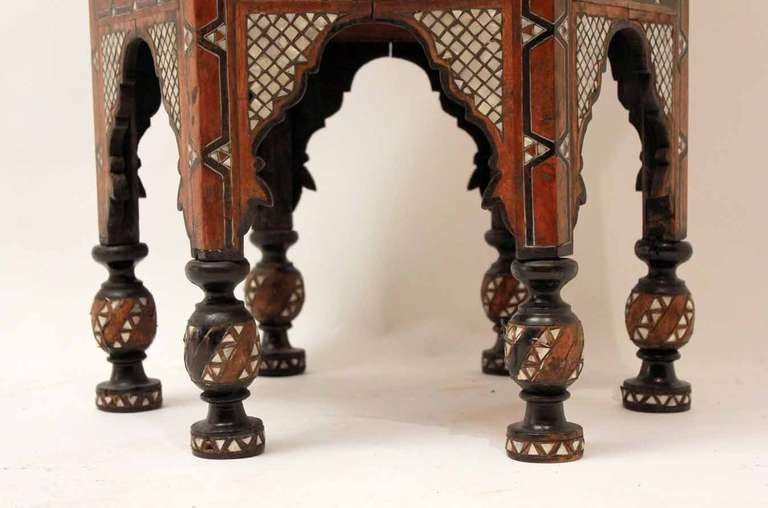 A Decorative Large Scale 19th Century Islamic Table at 1stDibs