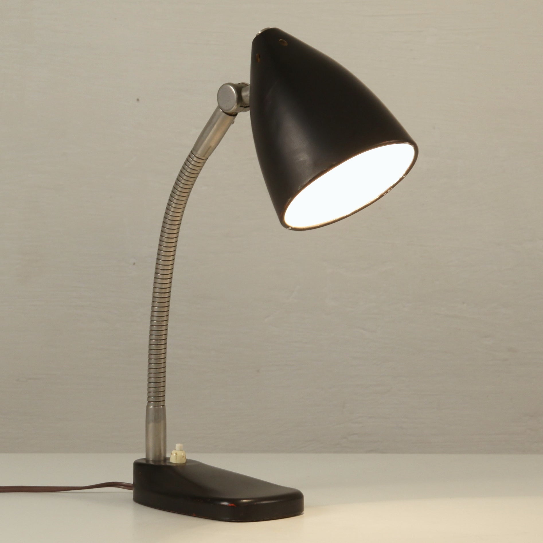1960's industrial Hala desk lamp TH Busquet at 1stDibs