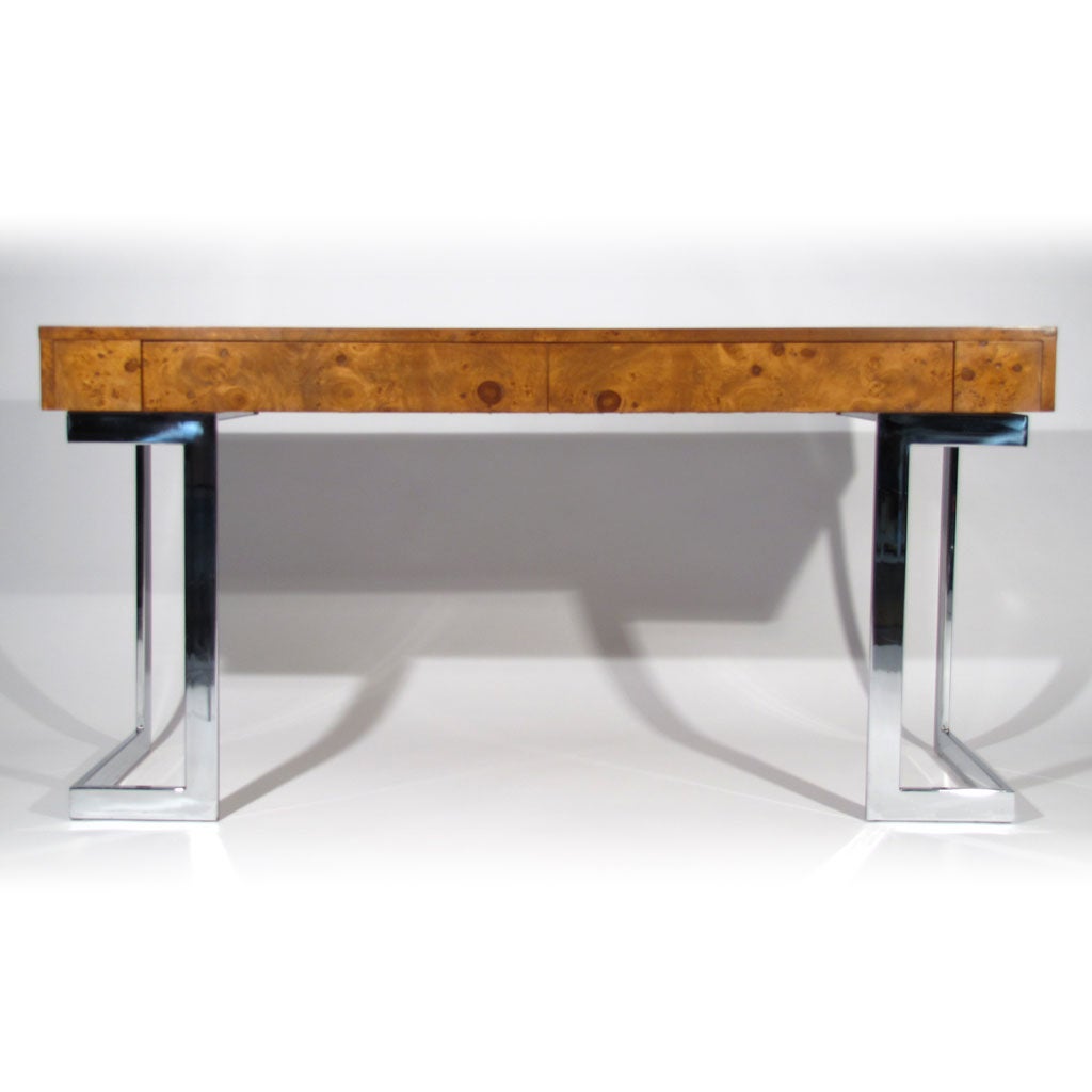 Milo Baughman Console Table at 1stDibs