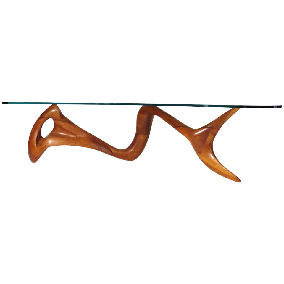 Sculpted Fish Table For Sale at 1stDibs