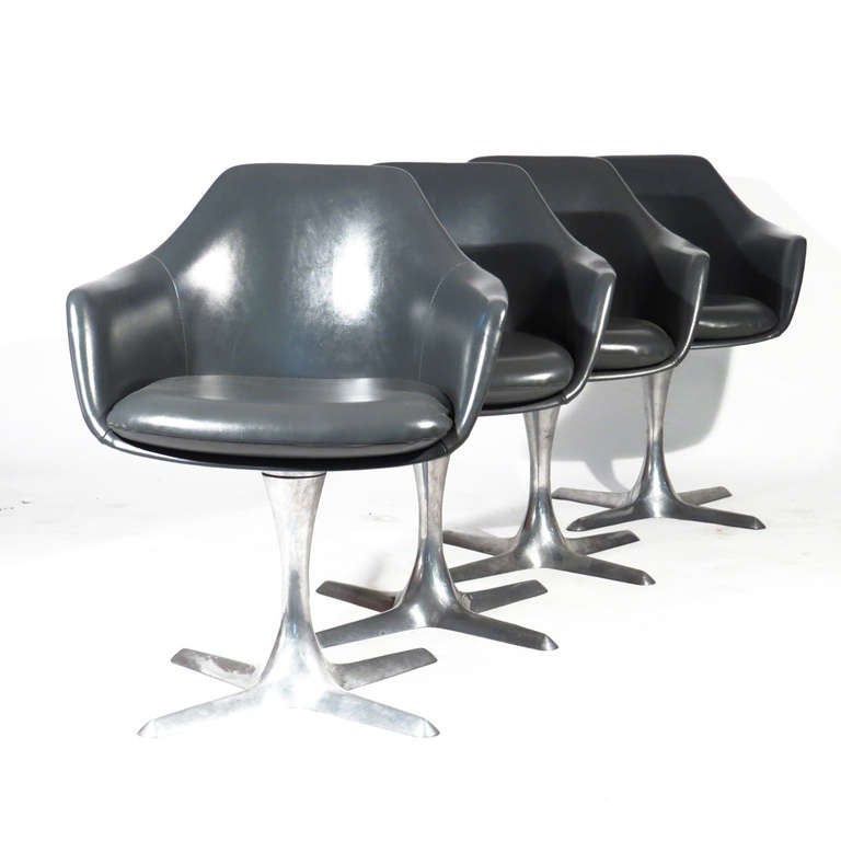 Mod Tulip Shell Chairs at 1stDibs