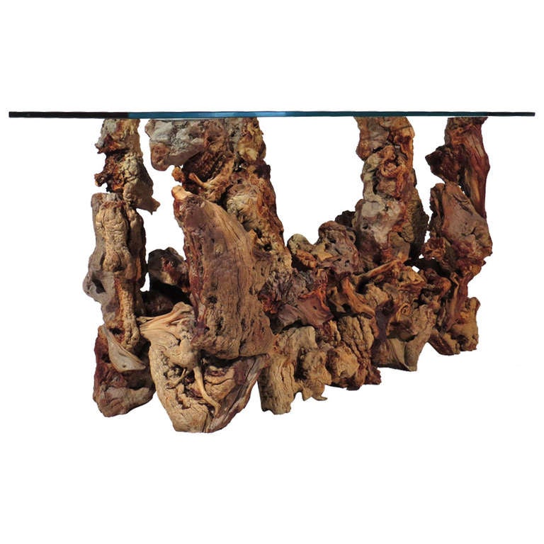 Cypress Root Table For Sale at 1stDibs