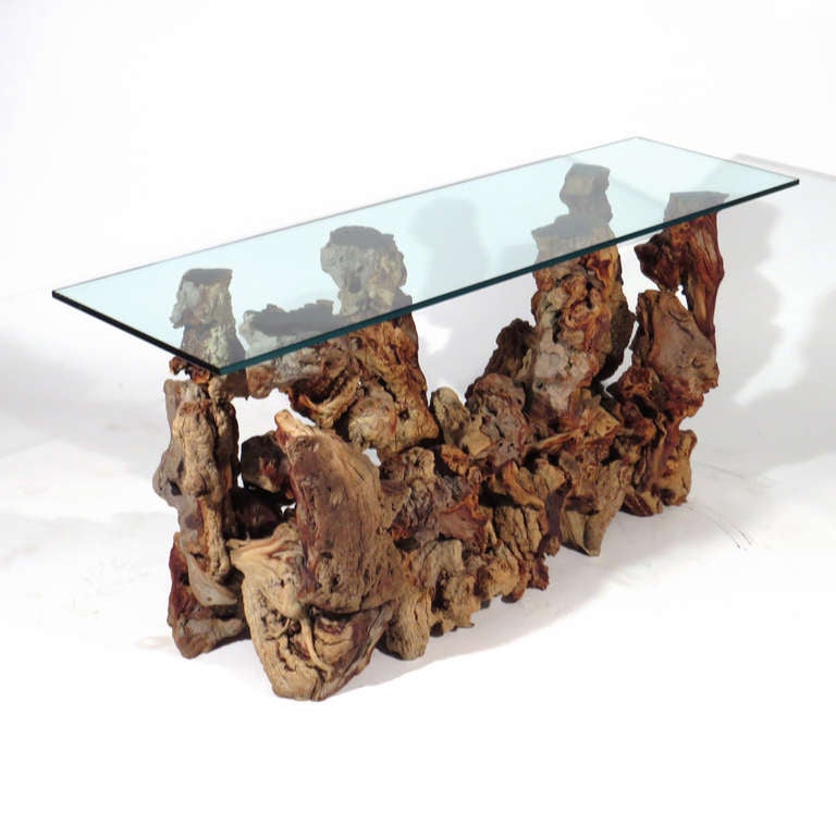 Cypress Root Table For Sale at 1stDibs