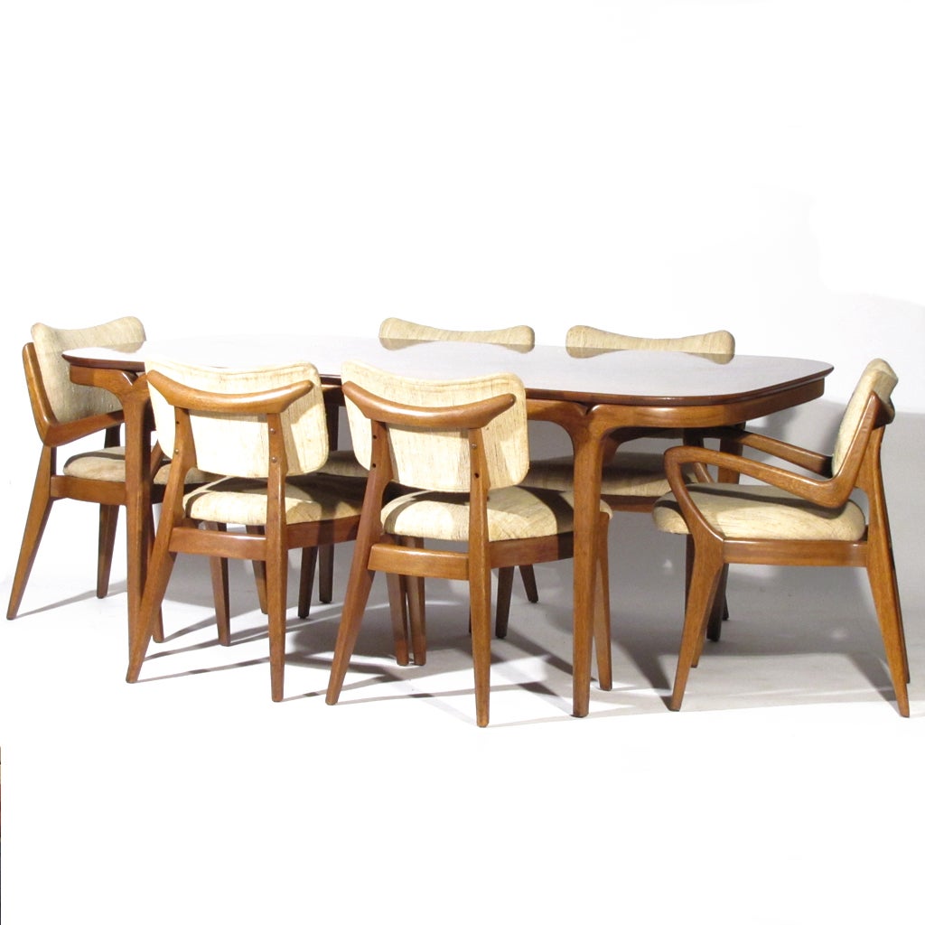 Brown Saltman Dining Suite For Sale at 1stDibs