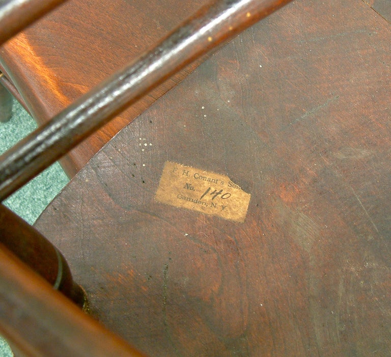 F. H. Conant's Sons Highback Cherrywood Side Chairs at 1stDibs