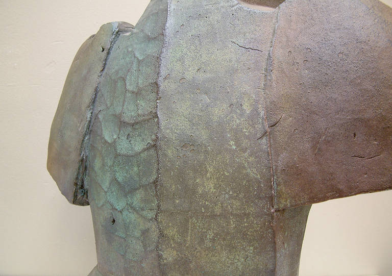 Monumental Nancy Jurs Ceramic Torso Sculpture at 1stDibs