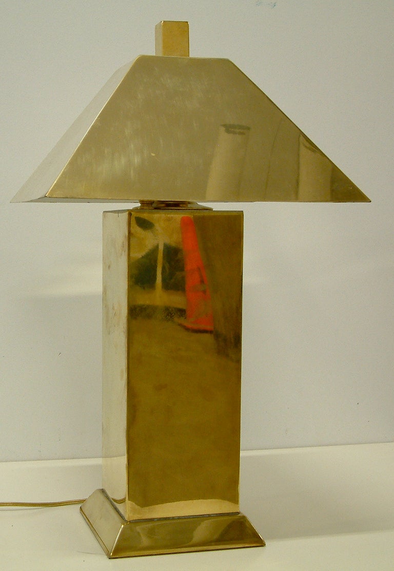 Hart Associates Brass Table Lamp at 1stDibs