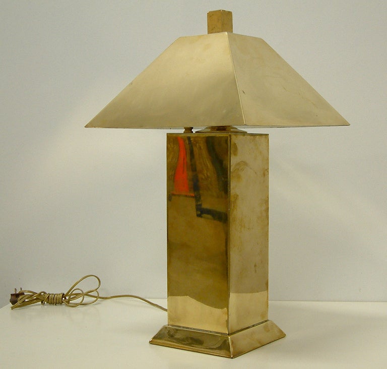 Hart Associates Brass Table Lamp at 1stDibs
