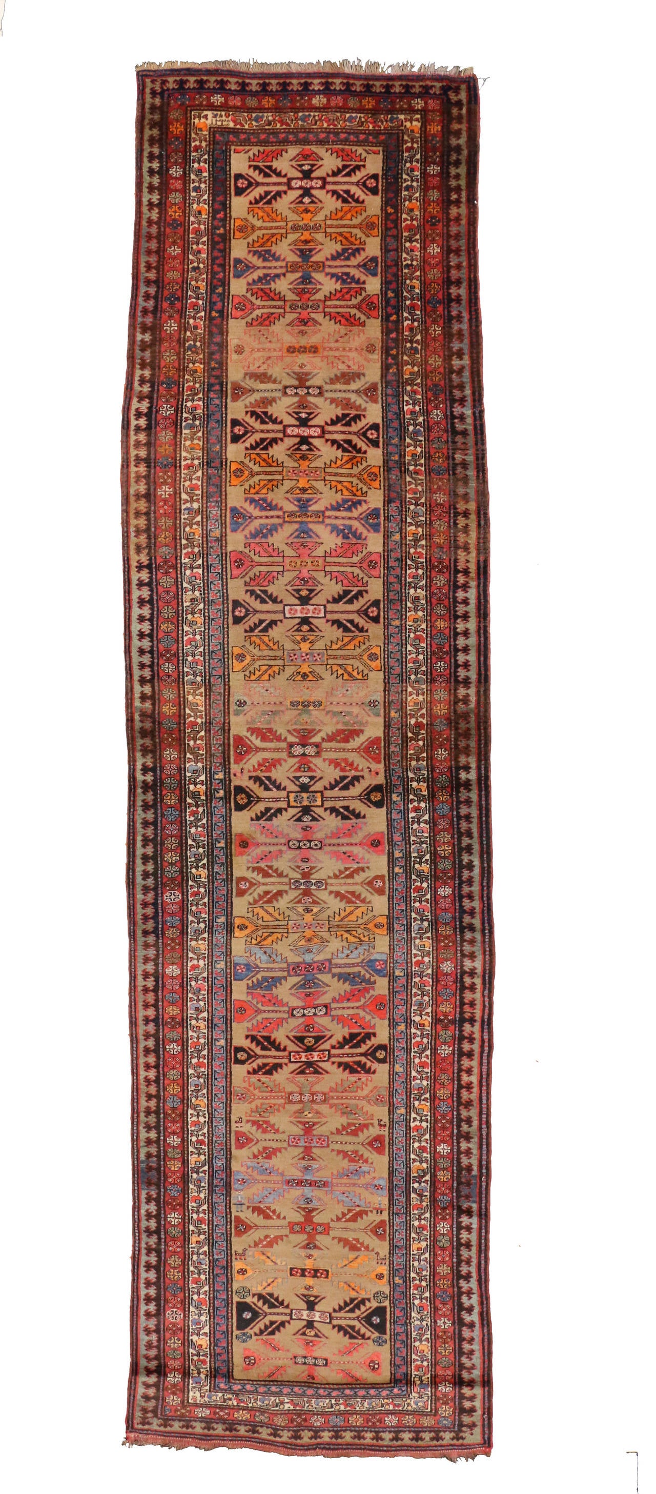 Antique Russian Carpet Runner from Caucasus Region at 1stDibs
