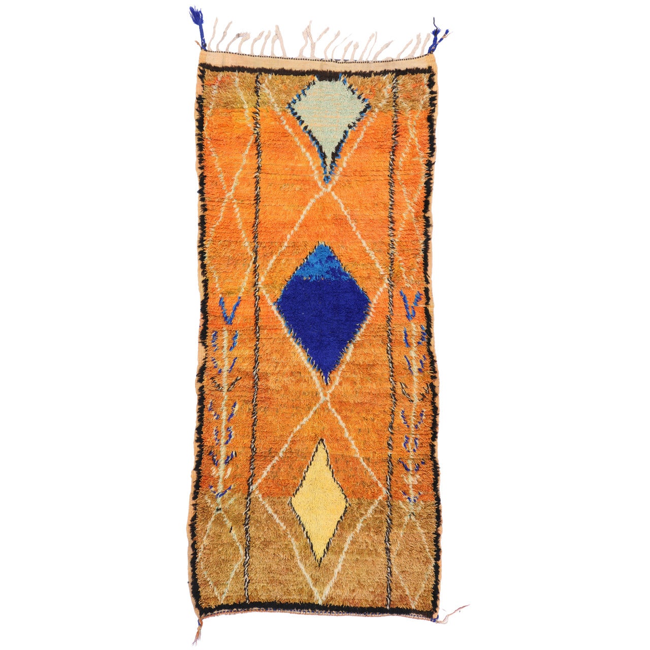 Vintage Moroccan Rug at 1stDibs