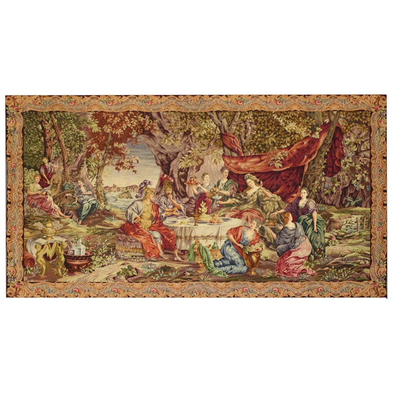 Late 19th Century English Needlepoint Tapestry at 1stDibs