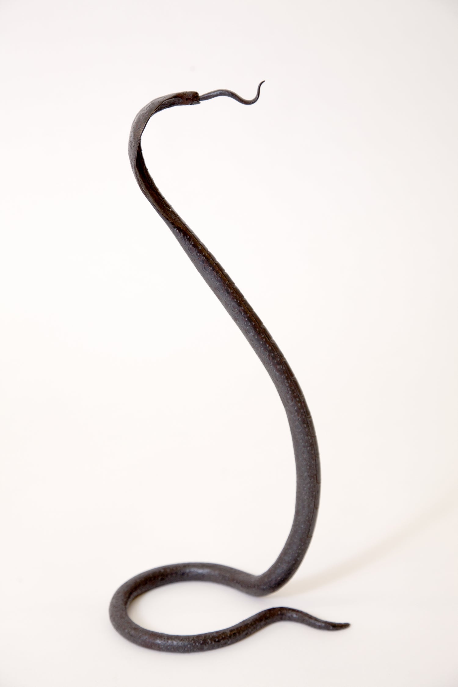 Hand Wrought Steel Cobra at 1stDibs