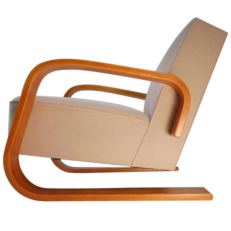Early Alvar Aalto Tank Lounge Chair at 1stDibs