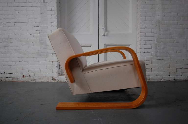 Early Alvar Aalto Tank Lounge Chair at 1stDibs