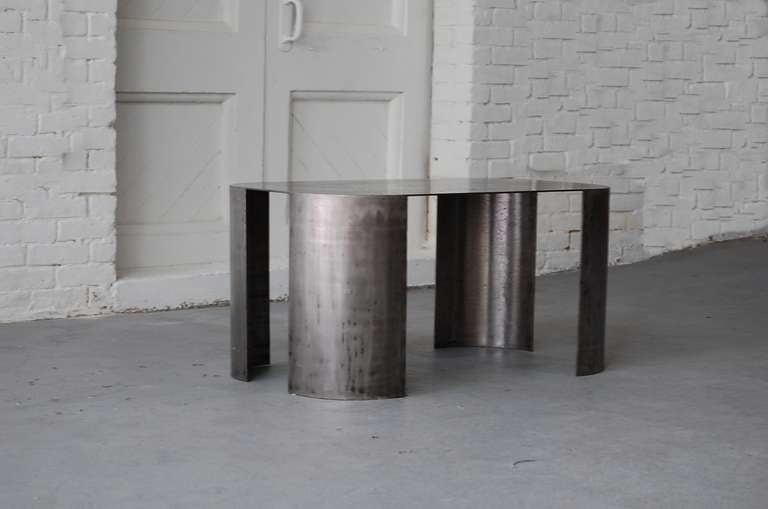 Custom-Made Steel Low Table by Luten Clarey Stern For Sale at 1stDibs ...
