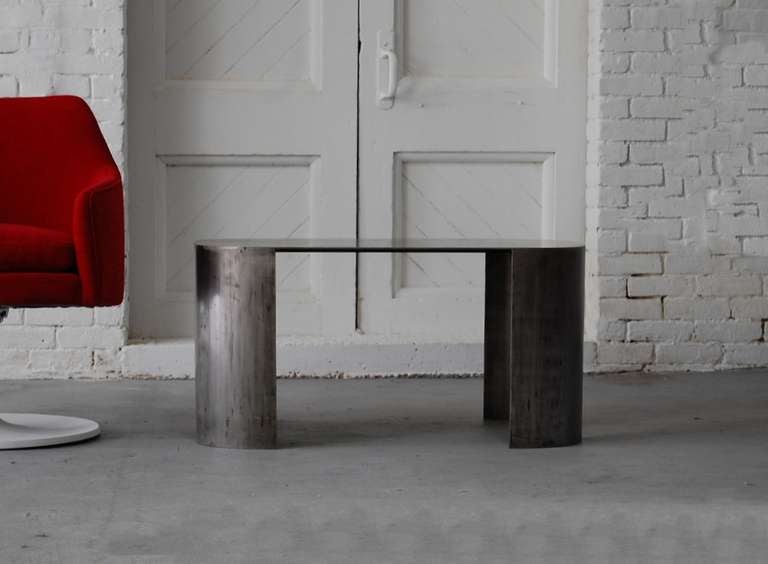 Custom-Made Steel Low Table by Luten Clarey Stern For Sale at 1stDibs ...